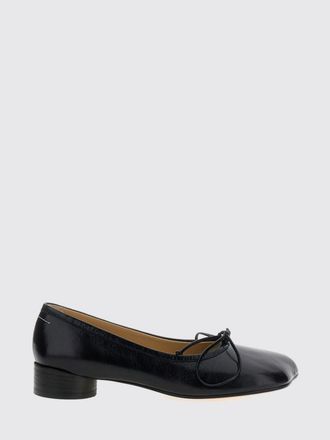 Maison Margiela Ballerines Anatomic Tabi en cuir lisse avec naud