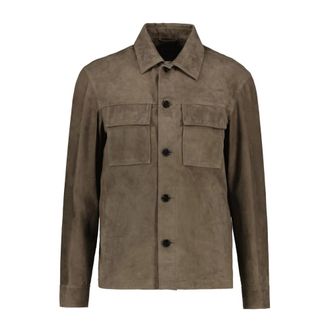 Arma Homme, Vestes, Brun, Taille: 2XL Vestes en cuir