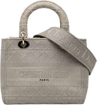 Dior Pre-owned Lady D-Lite 2way bag - Femme - Pre-owned - Gris - Taille: ONE Size