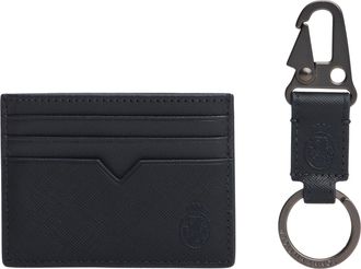 Tommy Hilfiger Herren Th Crest Cc Holder & Fob Am0am13779 Geschenkpaket, Blue (Space Blue)
