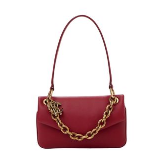 Roberto Cavalli Metall Logo Clutch Tasche - - Bags - Damen - Rot - ONE SIZE