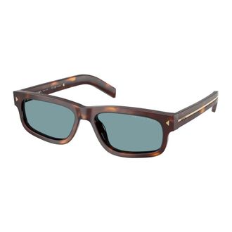 Prada Stylische Sonnenbrille mit blauen Gl&auml;sern - - Accessories - Herren - Braun - 57 MM