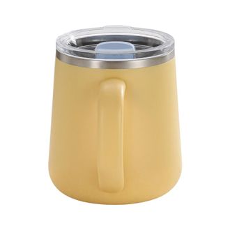 Generic Reise-Kaffeebecher, 450 ml, Edelstahl, auslaufsicher, mit Deckel, isolierter Reise-Kaffeebecher f&uuml;r Getr&auml;nke, Wasser, Tee, Milch, Zuhause, B&uuml;ro, Schul