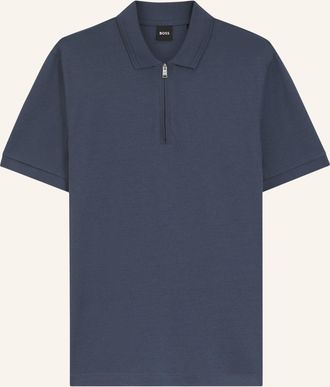 HUGO BOSS Poloshirt H-Paras 70 Regular Fit blau