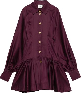 Aje robe Alexia à coupe courte - Rouge