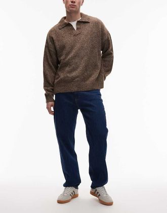 Tommy Jeans Sonny - Jean fusel&eacute; standard - D&eacute;lavage fonc&eacute;-Bleu marine