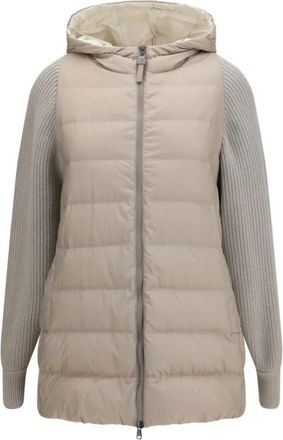 Brunello Cucinelli Femme, Vestes, Beige, Taille: 42 FR Outerwear Brunello Cucinelli