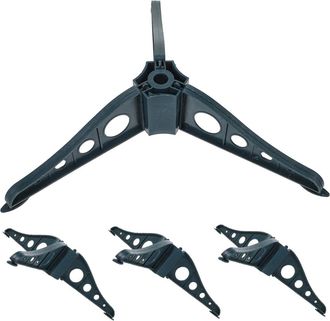 Valiclud 4 St&uuml;ck Weihnachtsbaumst&auml;nder aus Robustem ABS Kunststoff Stabiler Weihnachtsbaumhalter f&uuml;r K&uuml;nstliche Weihnachtsb&auml;ume 12-15m Gr&uuml;n Einfach Montierbar 