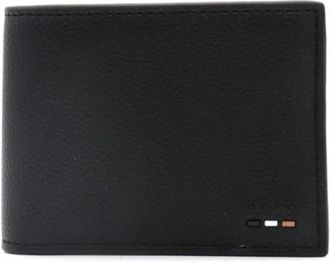 HUGO BOSS Homme, Accessoires, Noir, Taille: ONE Size Leather Bifold Wallet