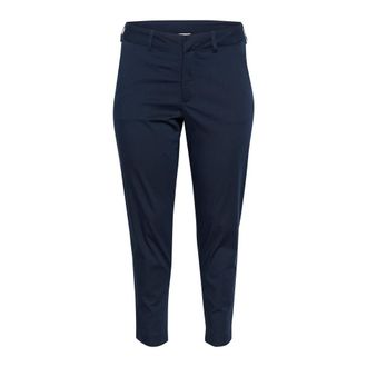 Kaffe Curve Midnight Marine Chino Hose - - Trousers - Damen - Blau - 7XL