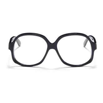 Valentino Retro-Chic Runde Brillen - - Accessories - Damen - Schwarzk - ONE SIZE