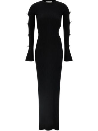 Mach & Mach robe à découpes - Noir