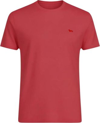 Harmont & Blaine Homme, Tops, Rouge, Taille: XL Basic Cotone Supima T-Shirt