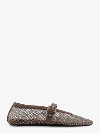 Alaia Flat mesh ballerinas with rhinestone detail - ALAIA - gender_Woman