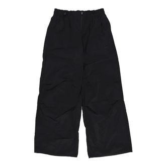 Nike Rote Mid-Rise Wasserabweisende Sportbekleidung Hose - - Sport - Damen - Schwarzk - XS