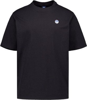 North Sails Herren T-Shirt schwarz Baumwolle