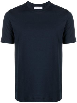 Cruciani T-Shirt mit rundem Ausschnitt - Blau