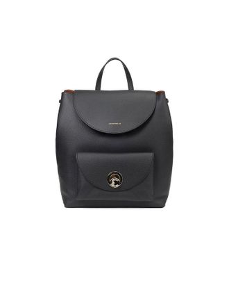 Coccinelle Rucksack Schwarz/Kognak