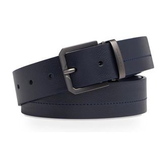 Piquadro Russel Lederg&uuml;rtel - - Accessories - Herren - Blau - ONE SIZE