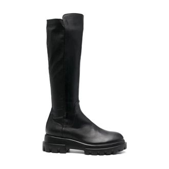 AGL Chunky Sole Stiefel f&uuml;r modebewusste Frauen - - Shoes - Damen - Schwarzk - 41 EU