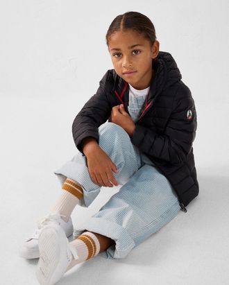 Jott Doudoune l&eacute;g&egrave;re &agrave; capuche enfant Noir Carla - Taille 10/12A