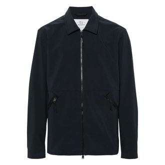 Woolrich Surchemise Soft Shell - Homme - Vestes - Bleu - Taille: 2XL