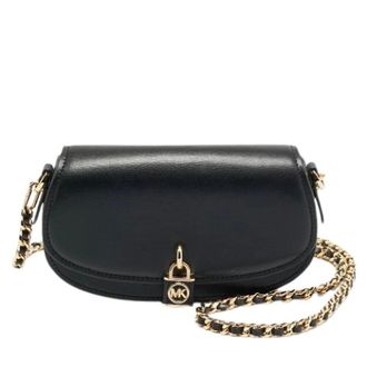 Michael Kors Sac bandouli&egrave;re en cuir Pre-owned - Femme - Pre-owned - Noir - Taille: ONE Size
