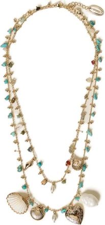 Twinset Femme, Accessoires, Multicolore, Taille: ONE Size Ensemble de Colliers avec Pierres et Breloques