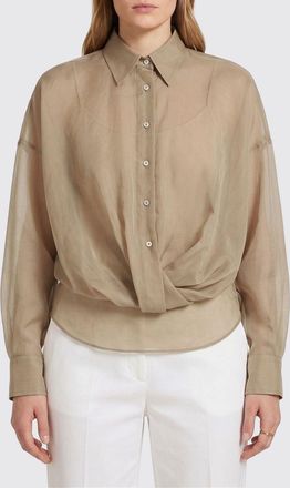 Brunello Cucinelli Chemise BRUNELLO CUCINELLI Femme couleur Marron