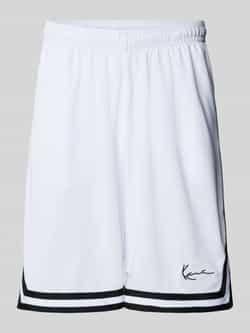 Karl Kani Baggy Fit Shorts mit Strukturmuster