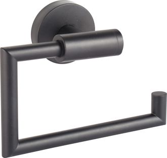 MSV Bad Serie Abby Toilettenpapierhalter WC Rollenhalter Papierhalter Klopapierhalter Schwarz matt