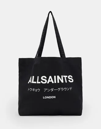 AllSaints Underground - Tote bag unisexe - Noir-Multicolore