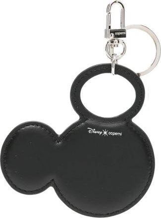 Coperni Schlüssel- & Taschenanhänger - Black Key Holder With Polished Metal Details - Gr. unisize - in Schwarz - für Damen