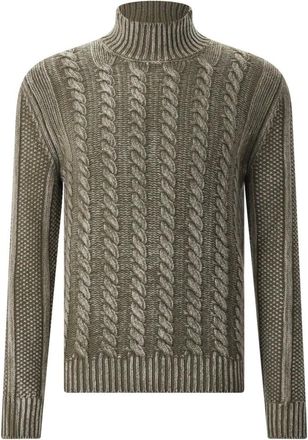 Dondup Herren, Strickwaren, Gr&uuml;n, XLGr&ouml;&szlig;e