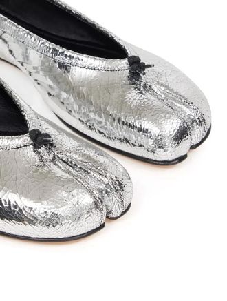 Maison Margiela Ballerinas - Tabi Ballerina New Silver - Gr. 36,5 (EU) - in Silber - f&uuml;r Damen