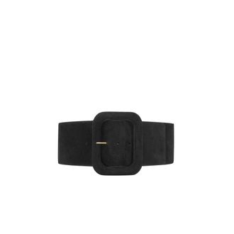 Ami Femme, Accessoires, Noir, Taille: 85 CM Large Belt 10cm