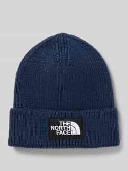 The North Face Beanie in Strick-Optik mit Logo-Patch Modell Box