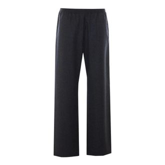 Lanvin Flie&szlig;ende Flanellhose - - Trousers - Herren - Grau - L/XL