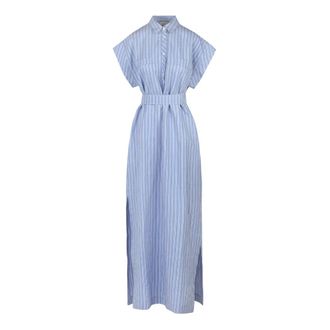 8pm Elegantes Maxikleid - - Dresses - Damen - Blau - M