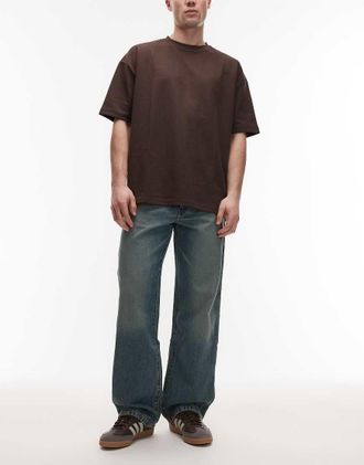 Wrangler Jean droit ample - Bleu vintage