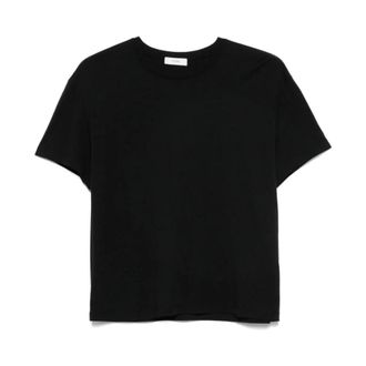 Toteme Klassisches Tee f&uuml;r einen stilvollen Look - - Tops - Damen - Schwarzk - S