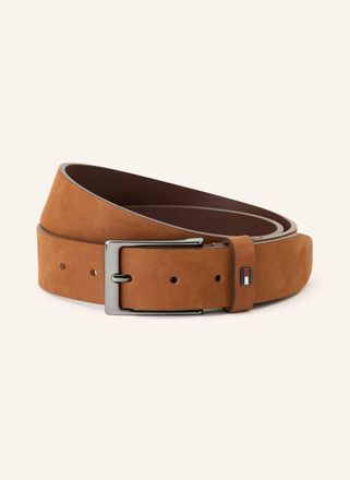 Tommy Hilfiger Lederg&uuml;rtel Layton braun