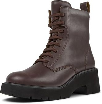 Camper Femme Milah K400577 Bottines &agrave; Lacets, Marron fonc&eacute; 013, 39 EU
