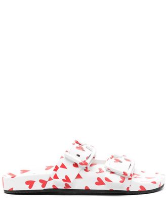 Balenciaga Mallorca Sandalen - Wei&szlig;