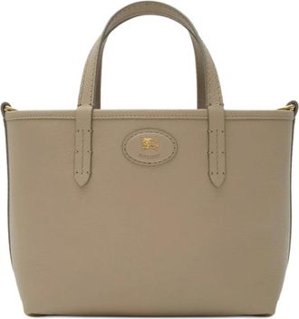 Burberry Femme, Sacs, Beige, Taille: ONE Size Mini Sac cabas Bloomsbury r&eacute;versible