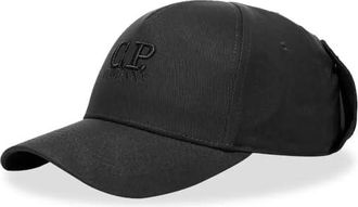 C.P. Company Gabardine Goggle Cap, Noir, L