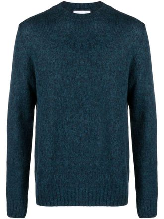 Lardini pull en maille ajour&eacute;e - Bleu
