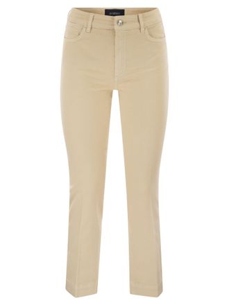 Sportmax Pantalon de denim SportMax enna avec mini-ligne d&eacute;vasion