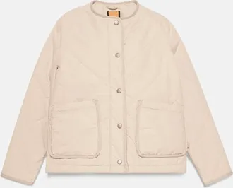 Timberland Strapazierf&auml;hige, wasserabweisende Steppjacke f&uuml;r Damen in Beige, Damen, Beige, Gr&ouml;&szlig;e