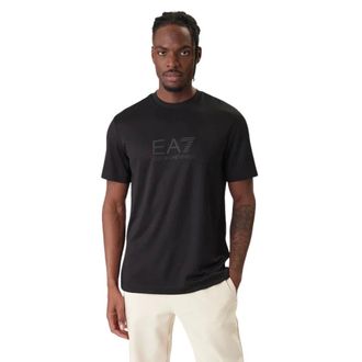 Emporio Armani Emporio Armani Ea7, Homme, Tops, Noir, Taille: S T-Shirt manica corta